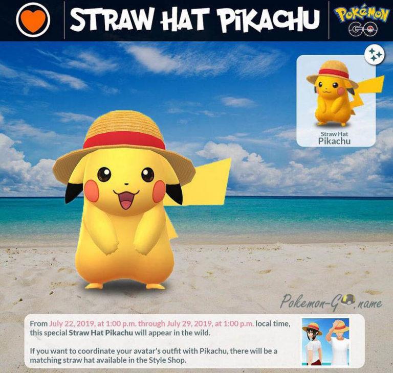 Pikachu One Piece Event in Pokemon GO - Pokemon-GO.Name