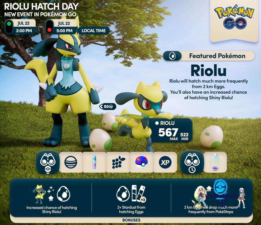 Riolu Hatch Day 2023 Event Guide - Pokemon-GO.Name