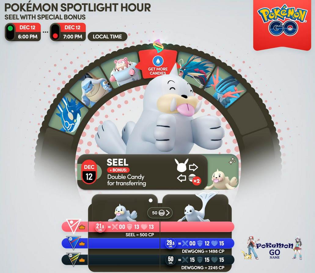 Seel Spotlight Hour Event Guide - Seel Spotlight Hour in Pokemon GO