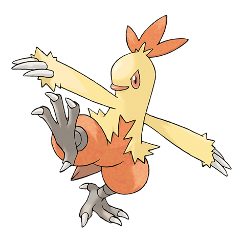 Combusken - Pokémon #0256 na Pokédex - Pokémon-GO.Name