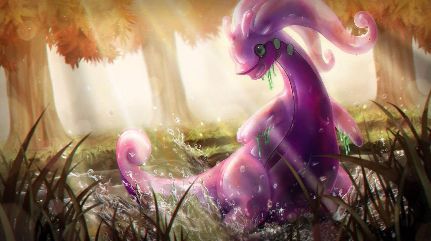 Pokestop Showcase Gumi and Goodra - Pokémon-GO.Name - Events and guides