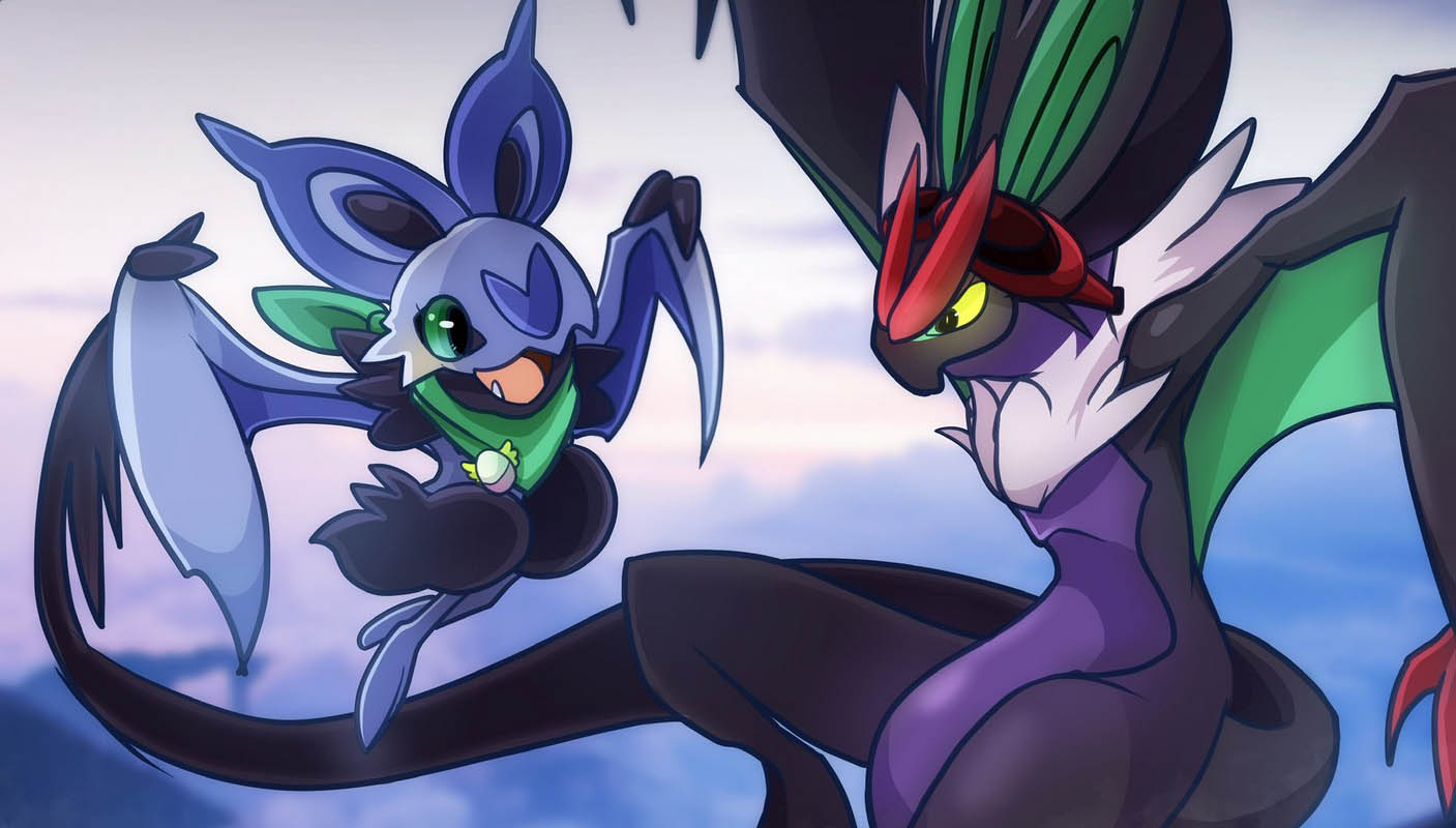 Noibat, Noivern, Teddiursa, and Ursaluna Showcase - Pokémon-GO.Name